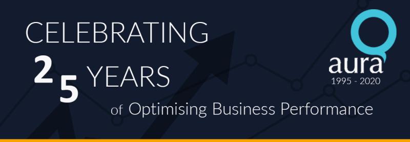 Celebrating 25 years in business! - AuraQ